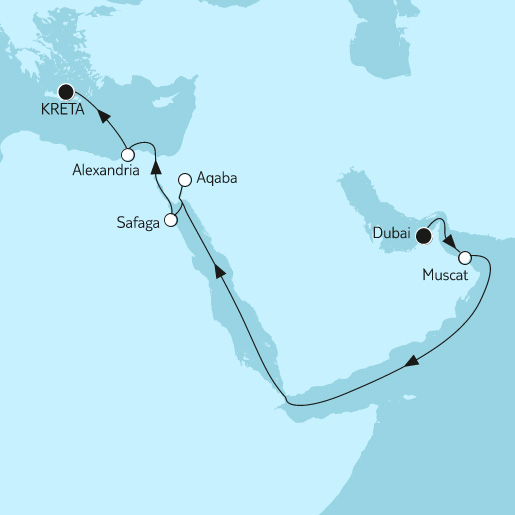 Mein Schiff Trans-Suez Kreuzfahrten