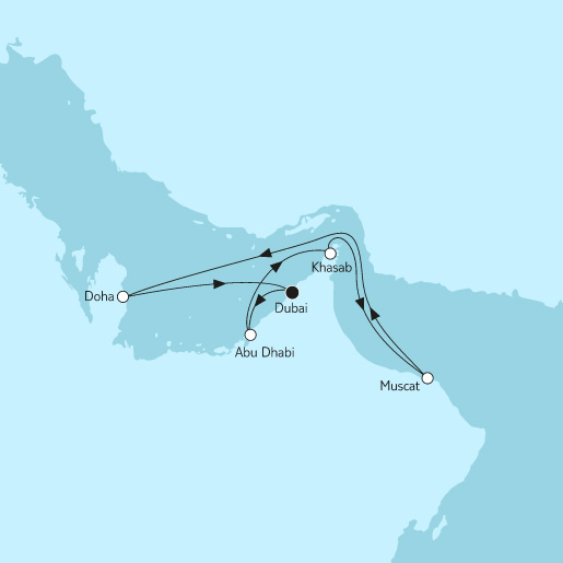 Mein Schiff 6 Routen 2021